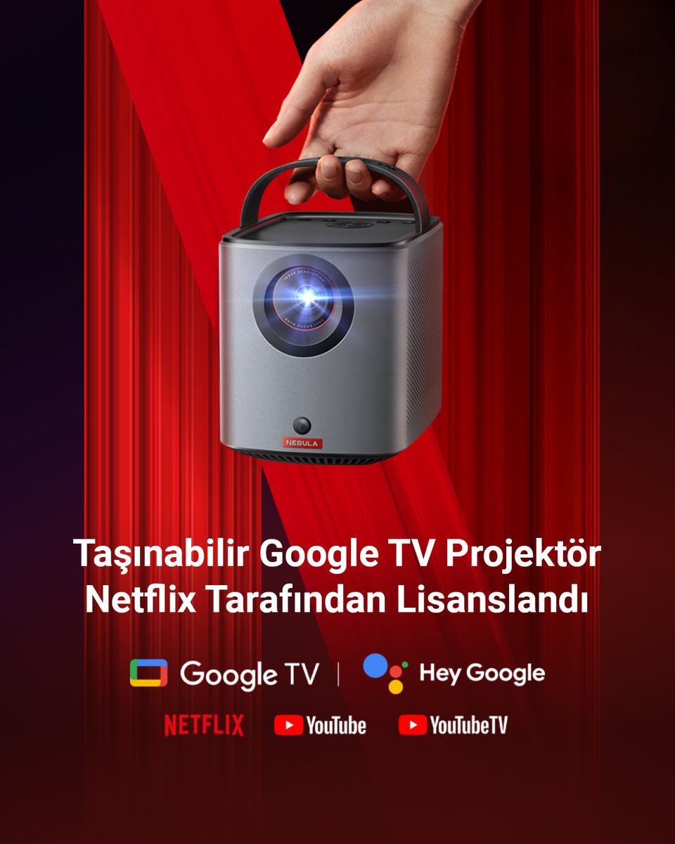 Anker Nebula Mars 3 Air Akıllı Taşınabilir Wifi Kablosuz Projeksiyon C